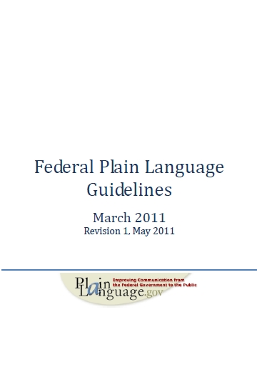 Federal Plain Language Guidelines – The Key Point